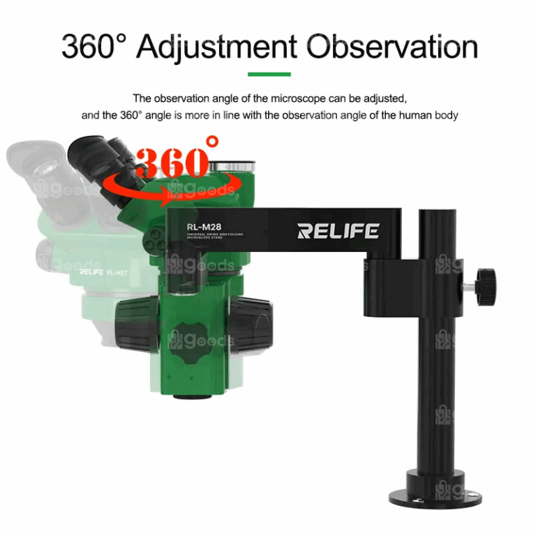 RELIFE RL-M28 Universal Swing Arm Folding Microscope Stand | Goods