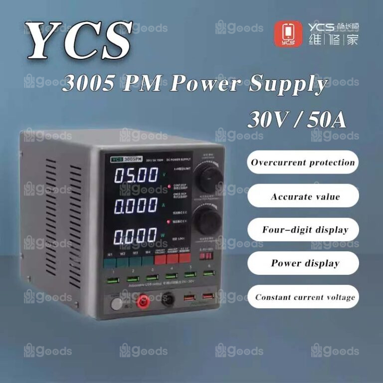 YCS 3005PM Adjustable DC Power Supply – 30V / 5A | Goods