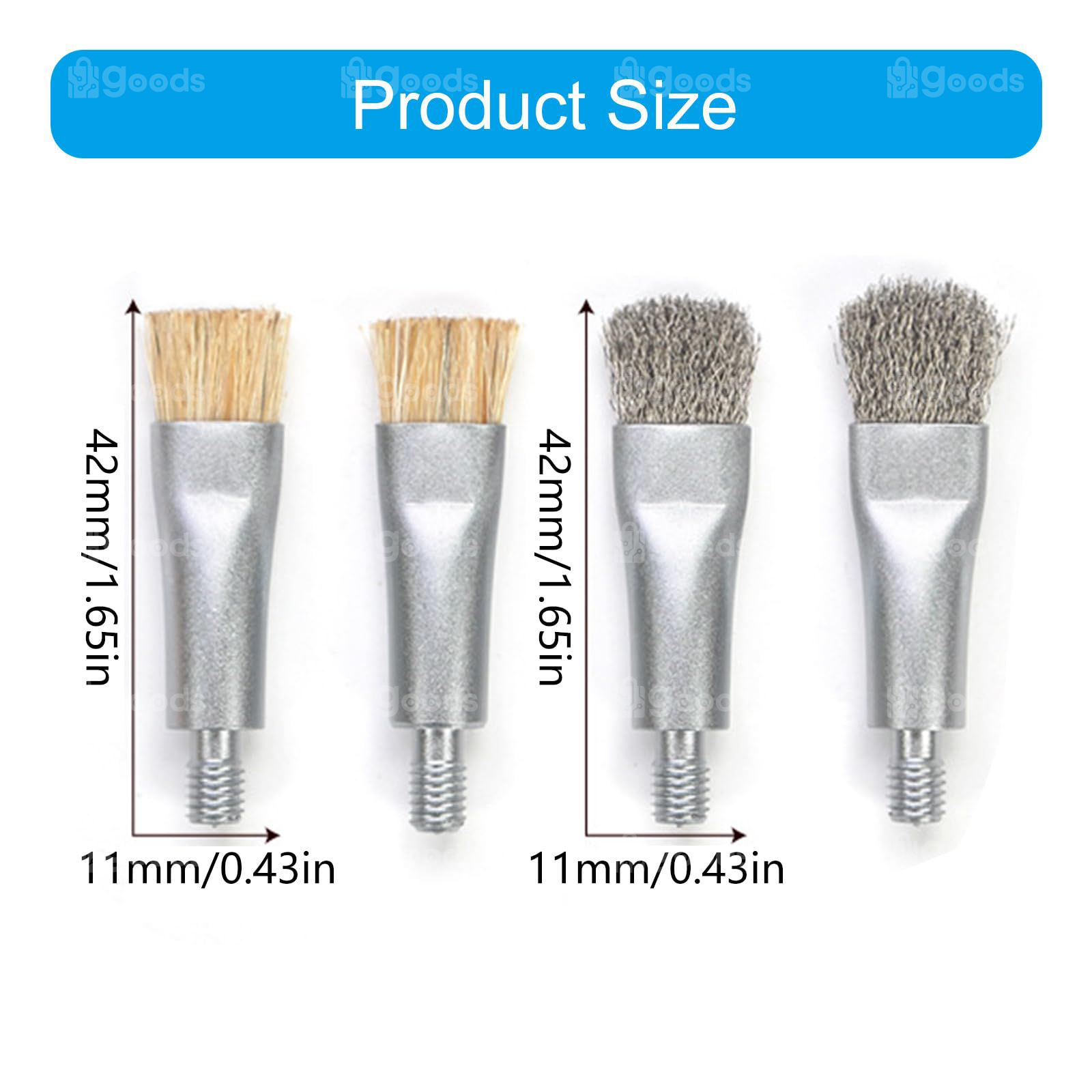 4pieces Antistatic Brush Replacement Heads for Phone Motherboard IC ...